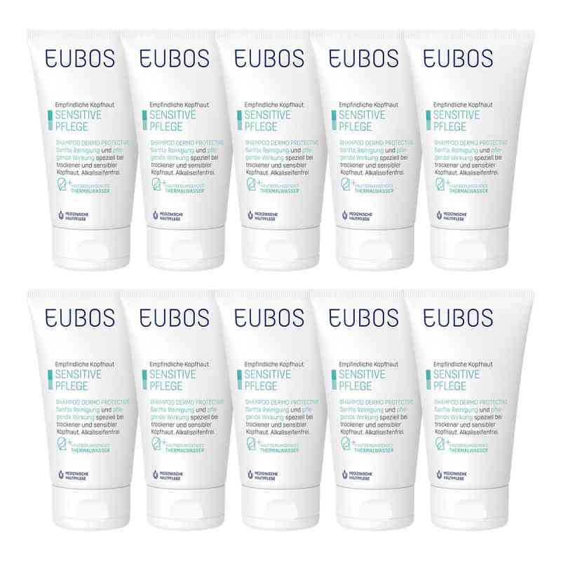 Eubos Sensitive Shampoo Dermo Protectiv 10x150 ml