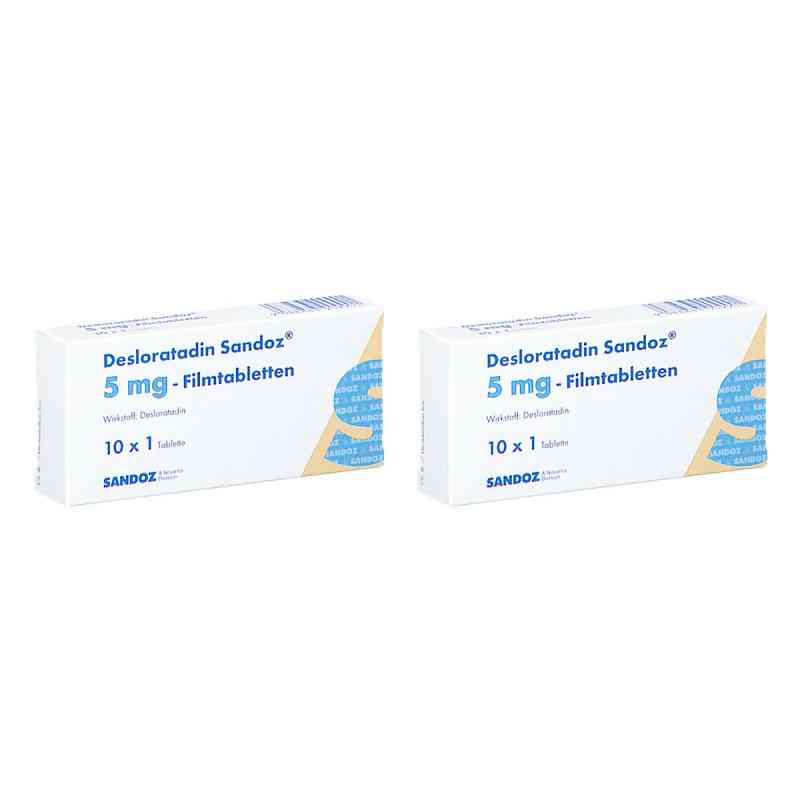 Desloratadin Sandoz 5 mg Filmtabletten 2x10 stk