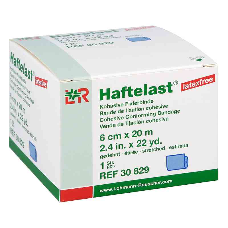 Haftelast Fixierbinde kohäs.latexfrei 6 cmx20 m blau 1 stk