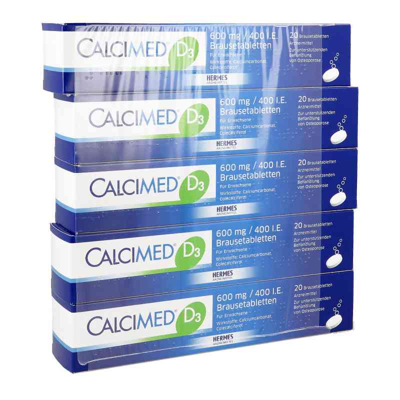 Calcimed D3 600 mg/400 I.E. Brausetabletten 100 stk