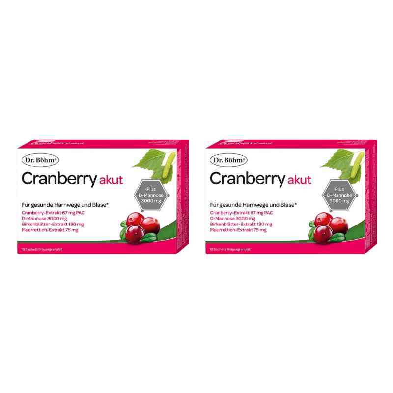 Dr. Böhm Cranberry akut 67 mg PAC 2x10 stk online kaufen