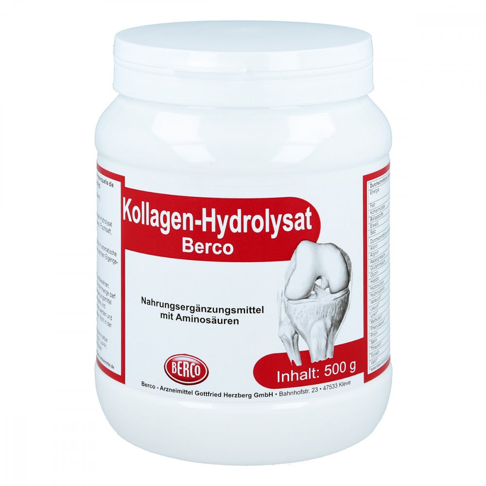 Kollagen Hydrolysat Berco Pulver 500 g – günstig bei apotheke.at