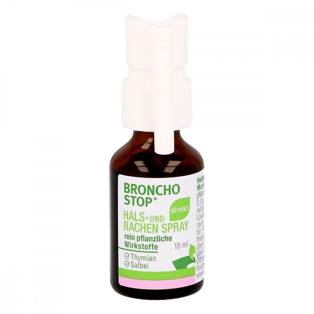 BRONCHOSTOP Hals- und Rachenspray 15 ml – günstig bei apotheke.at