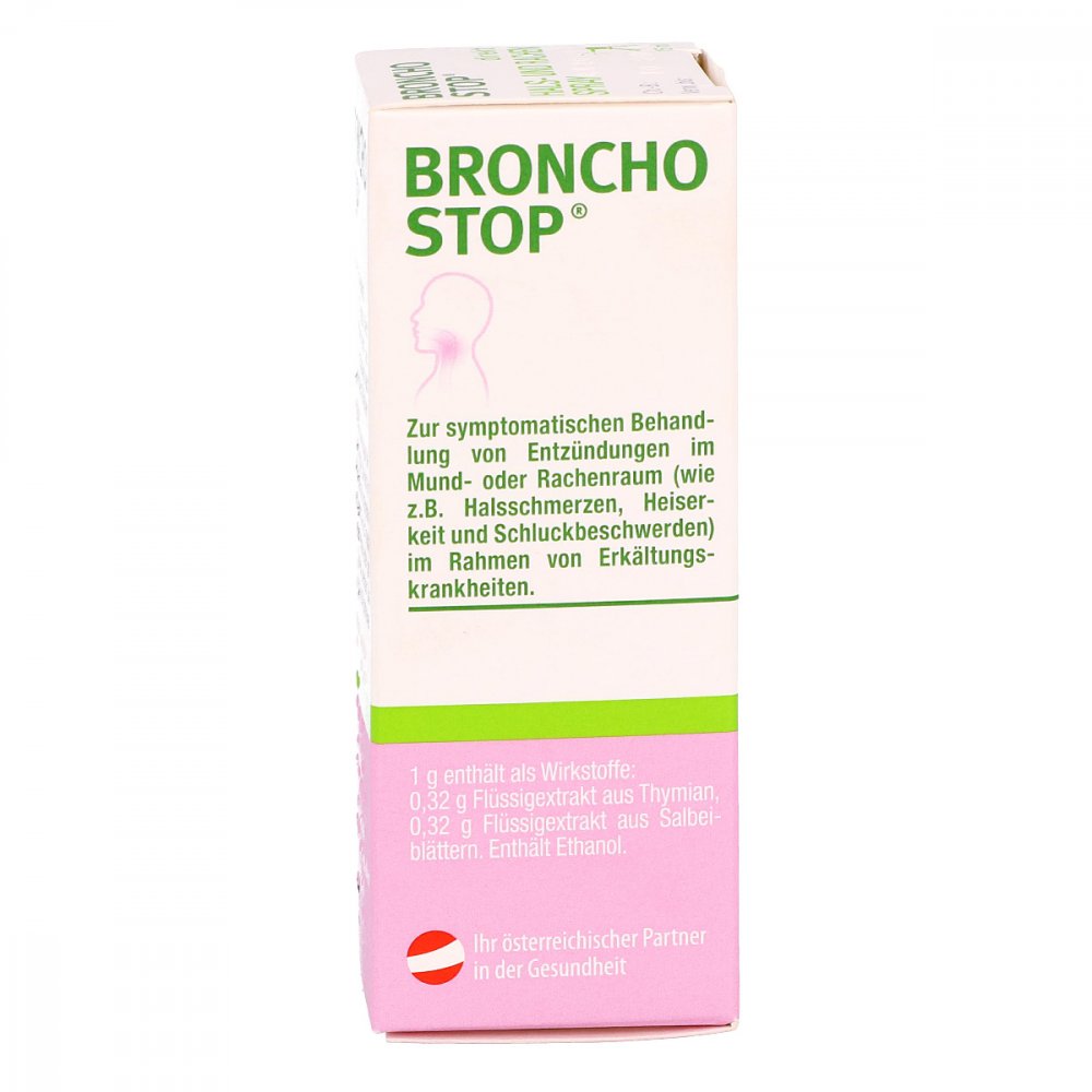 BRONCHOSTOP Hals- und Rachenspray 15 ml online kaufen