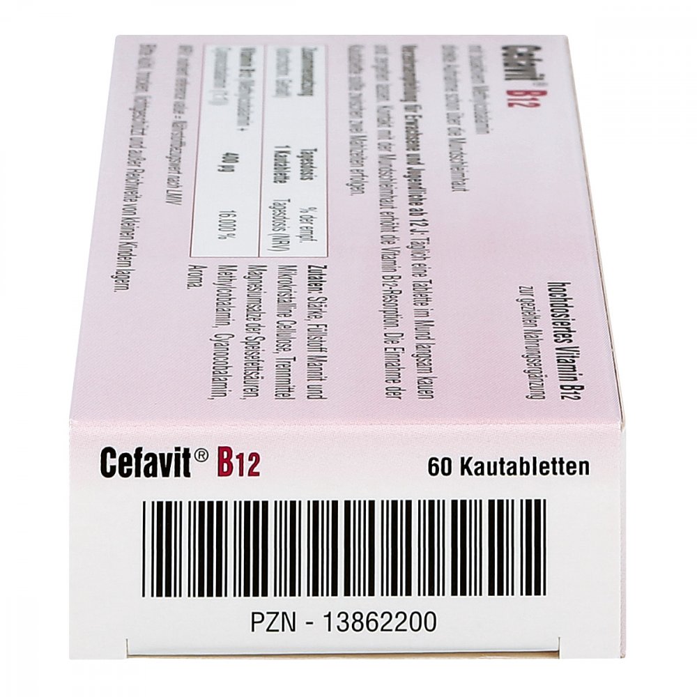 Cefavit B12 Kautabletten 60 stk online kaufen
