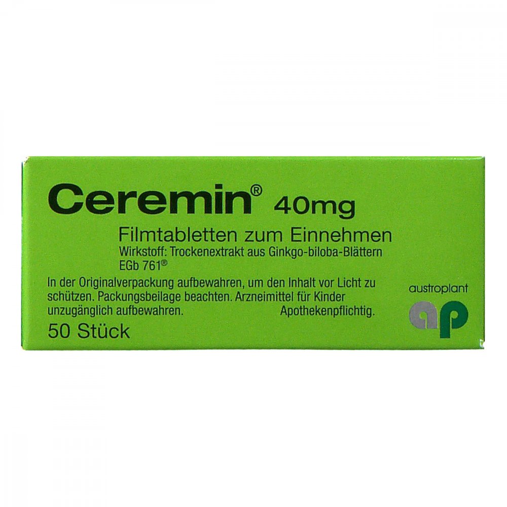 Ceremin 40 mg Filmtabletten 50 stk online kaufen