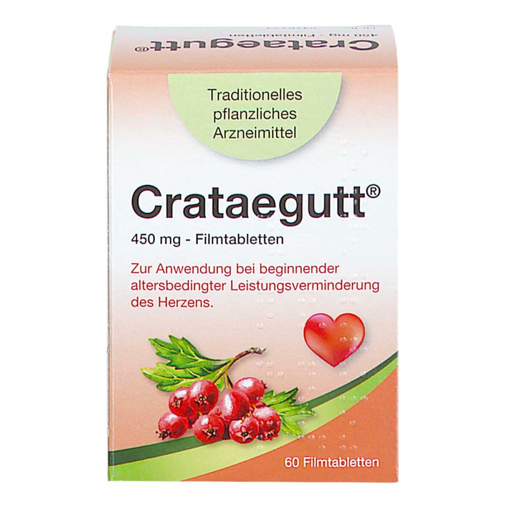 Crataegutt Filmtabletten 450mg 60 stk online kaufen