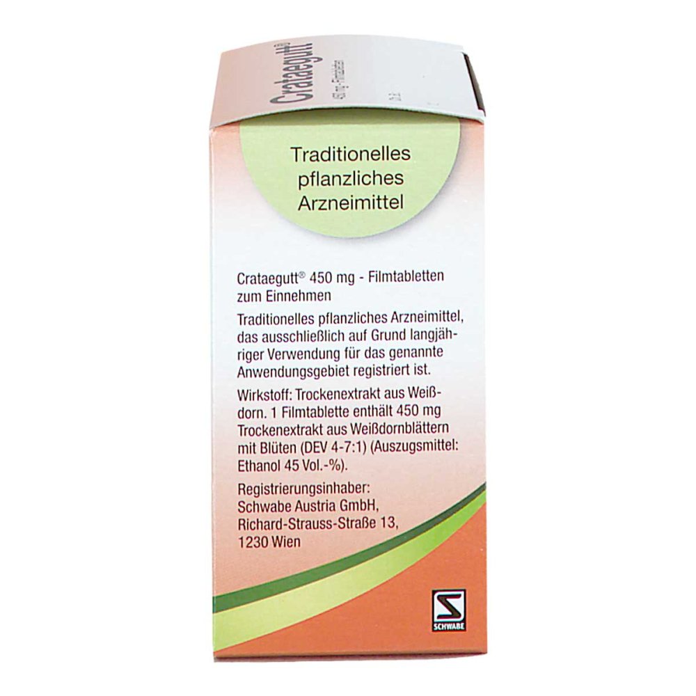 Crataegutt Filmtabletten 450mg 60 stk online kaufen