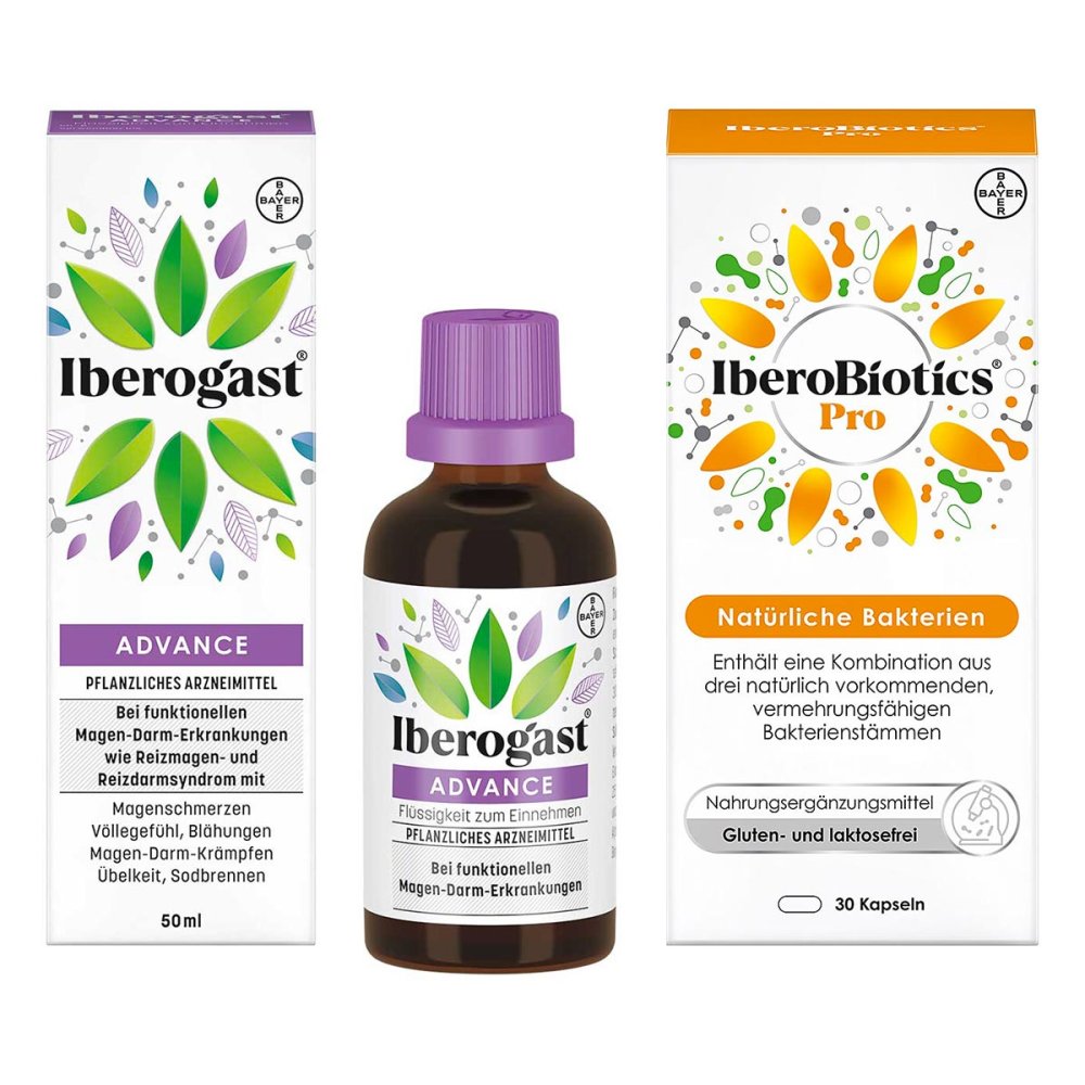 Iberogast Advance 50 ml + Iberobiotics Pro Kapseln 30 Stück 1 Pck