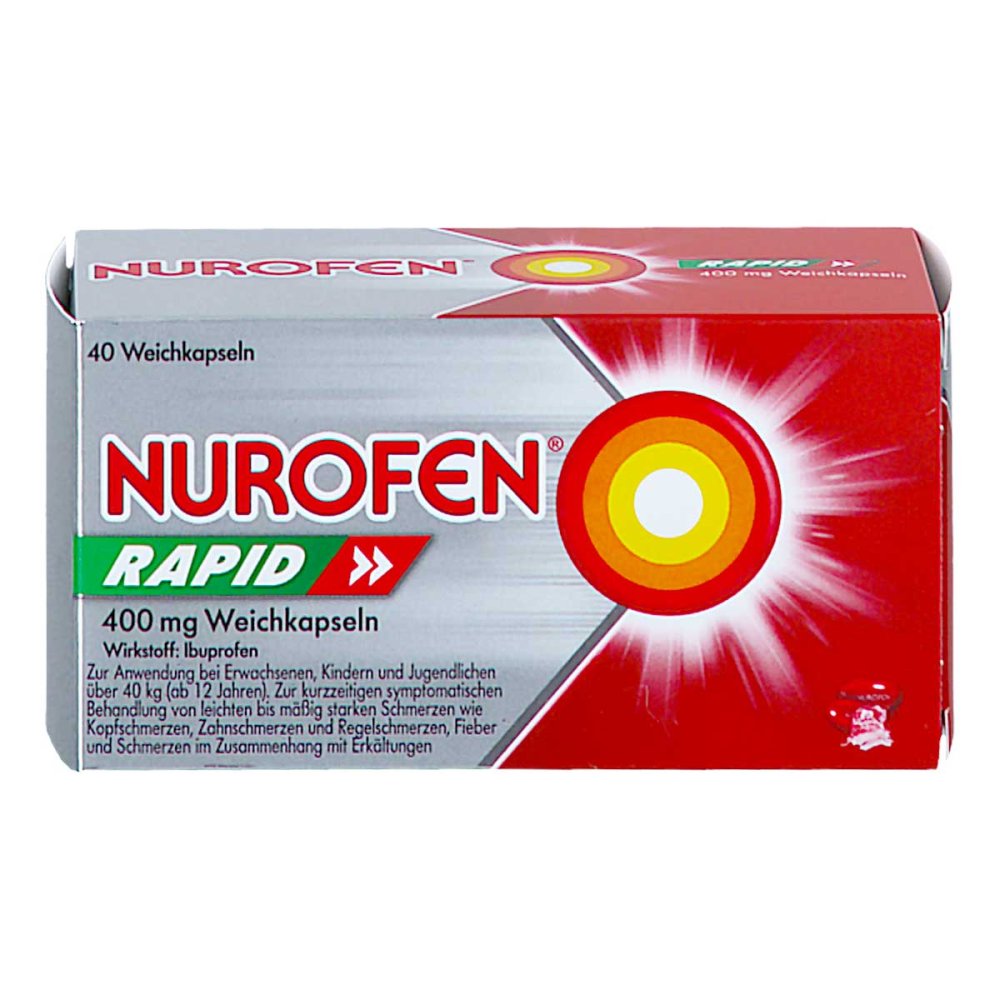 Nurofen Rapid Weichkapseln 400mg Ibuprofen 40 stk